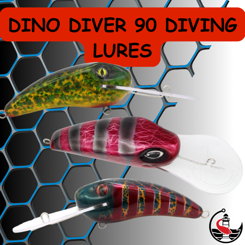 "DINO Diver" 90mm Deep Diving Lure – Lighthouse Lures